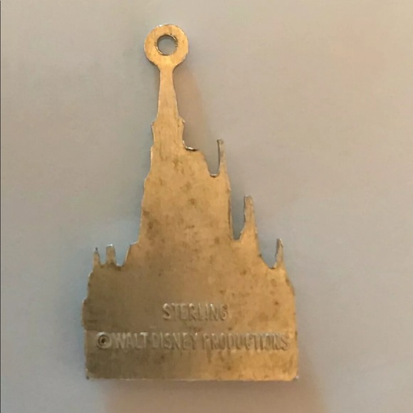 Disney | Other | Sterling Silver Antique Vintage Walt Disney Castle ...